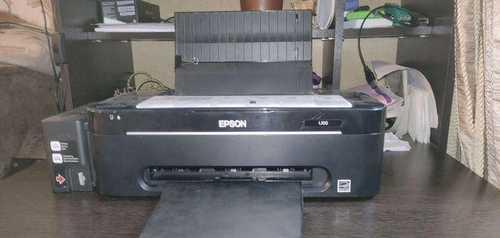 Цветной принтер с спнч Epson L100