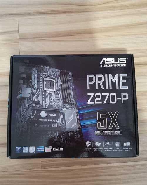 Материнская плата asus prime Z270-P сокет 1151