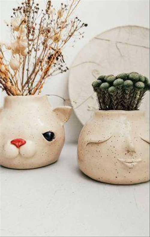 Керамическая ваза