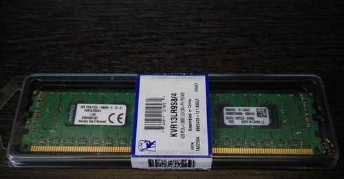 Серверная память Kingston KVR13LR9S8/4 4Gb