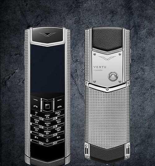 Vertu Signature S Design clous de paris silver