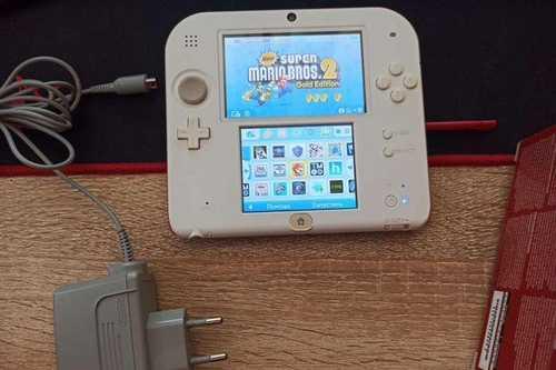 Nintendo 2ds white-red
