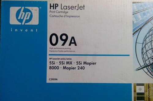 Новый оригинальный картридж HP laserjet c3909a 09A
