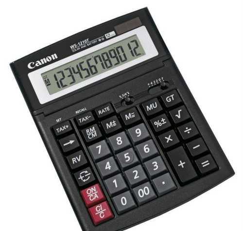 Калькулятор бухгалтерский Canon WS-1610T черный 16
