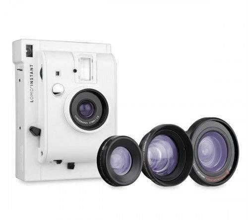 Lomo LI800 Instant Camera + 3 Lens Kit - White