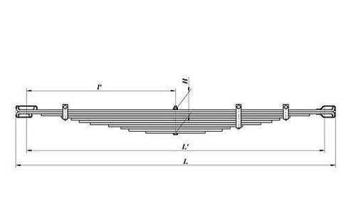 Рессора задняя газ, паз-Аврора (11 листов)