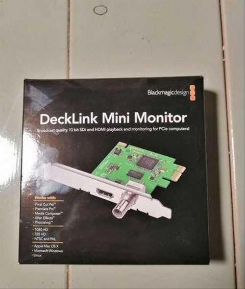 Blackmagic Decklink Mini Monitor