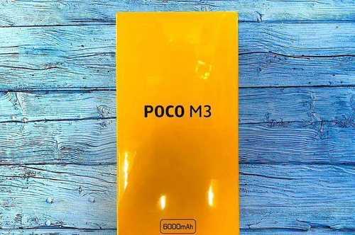 Xiaomi Poco M3 4 128GB Black Новый