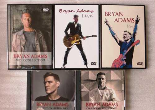 Bryan Adams коллекция видео и аудио