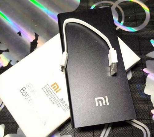 Новый чёрный powerbank Xiaomi 20000mah