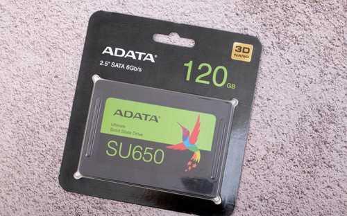 SSD 120 GB новый на гарантии A-data SU 650