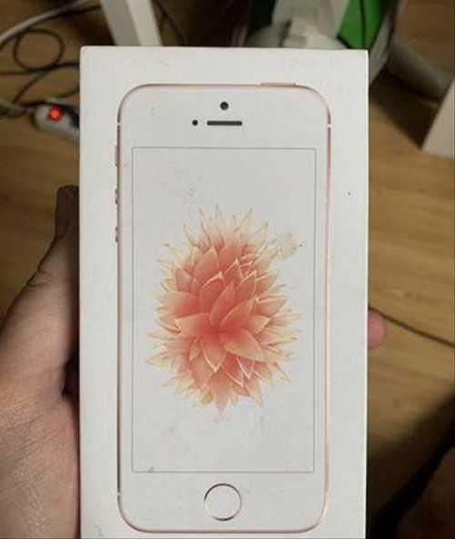 Коробка от iPhone se rose gold 32gb