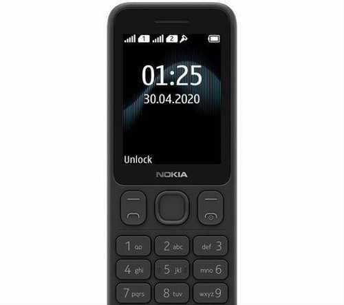 Nokia 125 Dual Sim (C, Black)
