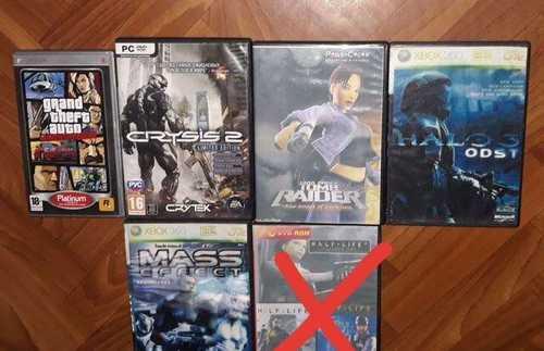 GTA,Tomb Raider,Mass ettect,Crysis 2 и другие