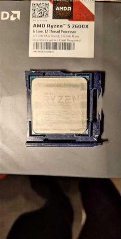 Процессор amd ryzen 5 2600x box | Festima.Ru - Мониторинг объявлений
