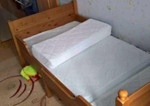 Детская растущая кровать,лексвик IKEA
