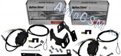 Замок капота Defen Time V5 Pro для BMW (X5, X6) - кронштейны для установки в комплекте, электрические сигналы для управления, антикоррозийное исполне