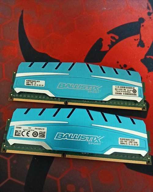 DDR3 Ballistix Sport 8Gb 4Gb