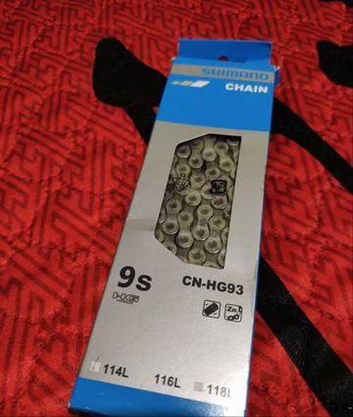 Цепь Shimano Deore XT CN-HG93, 9 скоростей