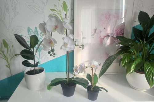 Орхидея Икеа фейка (искусственные цветы)