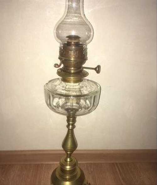 Старинная керосиновая лампа Царская Россия