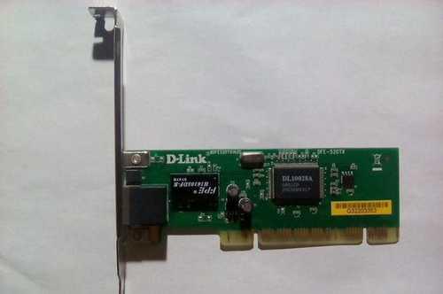 Сетевая карта pci d link dfe 520tx