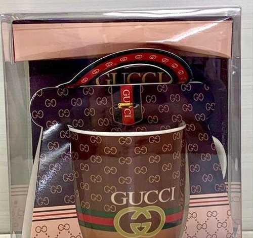 Кружка с логотипом Gucci