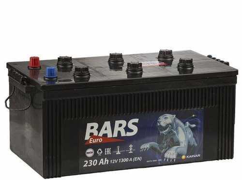 230Ah Аккумулятор 12V 6CT-230 Bars Euro 1300A