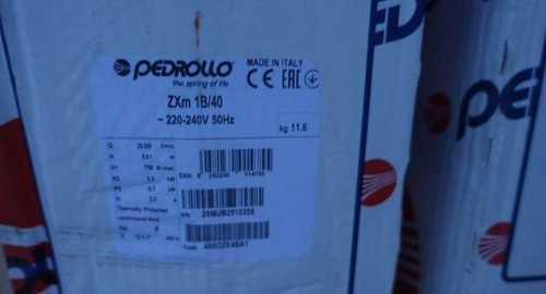 Pedrollo zxm 1b/40, zxm 1a/40