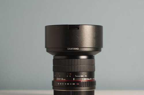 Обектив Samyang 14mm f/2.8 для Canon