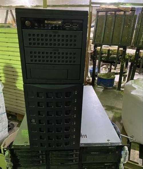 Сервер Supermicro just 4U X10SLM-F, E3-1230V2