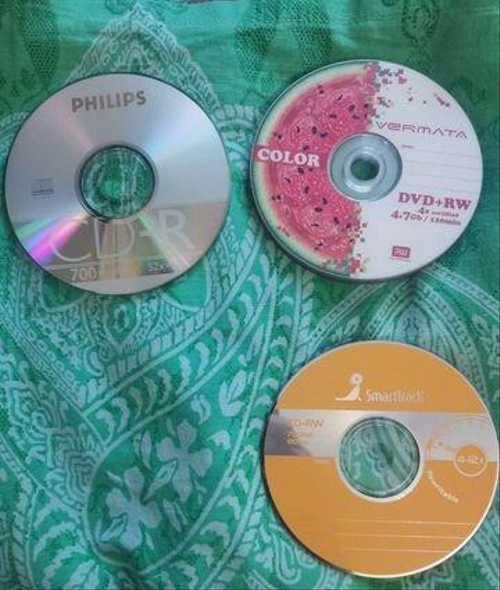 Болванка Dvd-rw, cd-rw, cd-r диски 9 шт, плюс футл