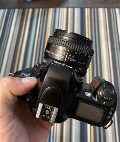 Фотоаппарат пленочный nikon f65+nikkor 50 1,8