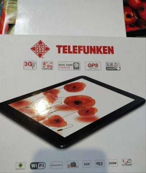 8" планшетный компьютер /8" tablet PC telefunken