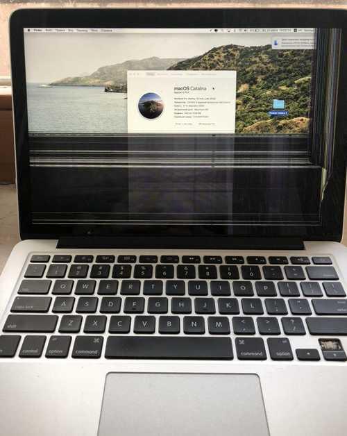 Продаётся сломанный MacBook Pro 13