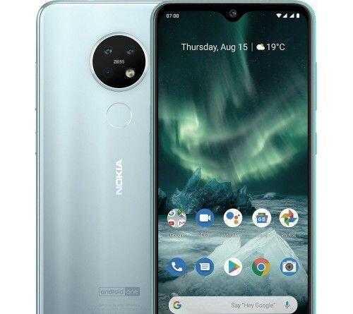 Смартфон Nokia 7.2 64Gb Ice / Серебряный