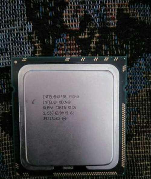 Процессор intel xeon E5540
