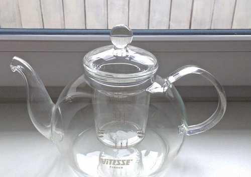 Чайник заварочный стеклянный Vitesse 1,5 л