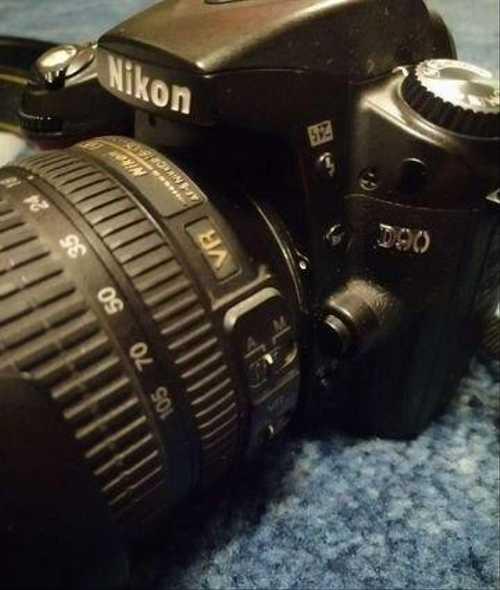 Зеркальный фотоаппарат nikon d90 kit 18-105 vr