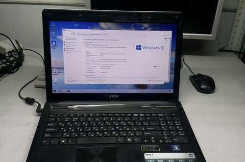 Ноутбук MSi CX640 core i5/4 gb/500 gb
