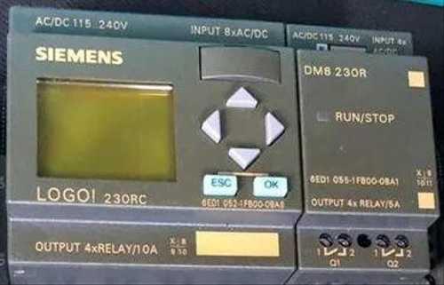 Siemens logo 230RC с модулем расширения