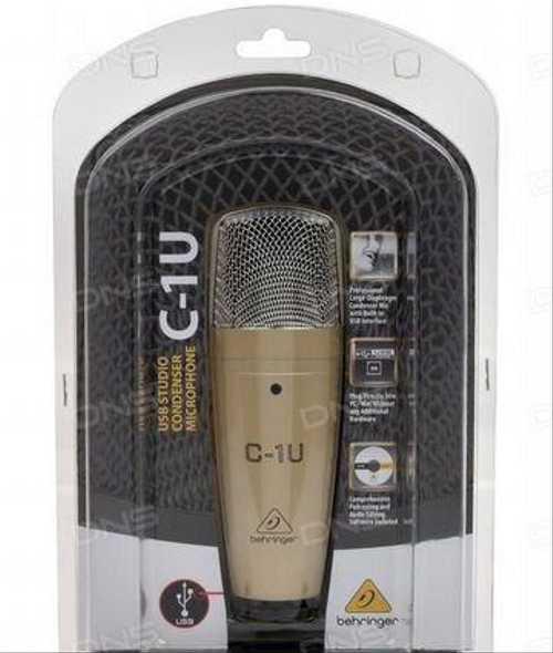 USB-микрофон behringer C-1U новый