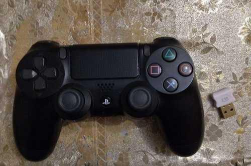 Геймпад dualshock 4 оригинал + usb-Bluetooth адапт