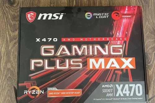 Msi x470 gaming plus max
