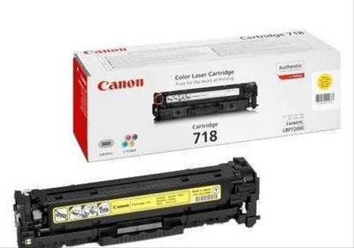 Cartridge 718Y Тонер Canon