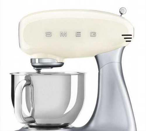 Планетарный миксер smeg SMF02creu кремовый