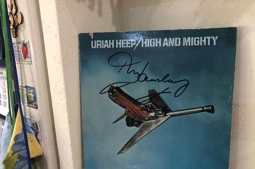 Винил Uriah Heep High and Mighty с автографом