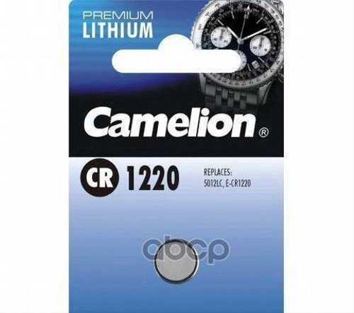 Батарейка Литиевая Дисковая Специальная 3в 1шт Camelion Lithium Cr1220-Bp1 Camelion арт. CR1220-BP1