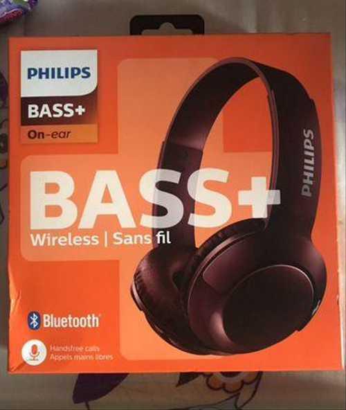 Беспроводные наушники philips Bass+ shb 3075