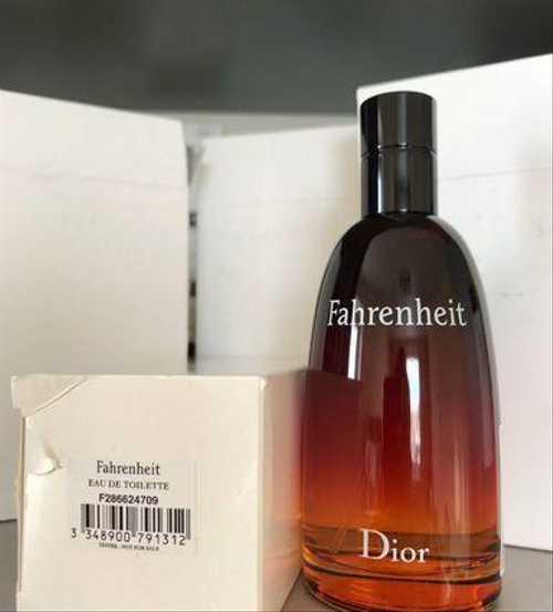 Тестер "Dior Fahrenheit"(оригинал)